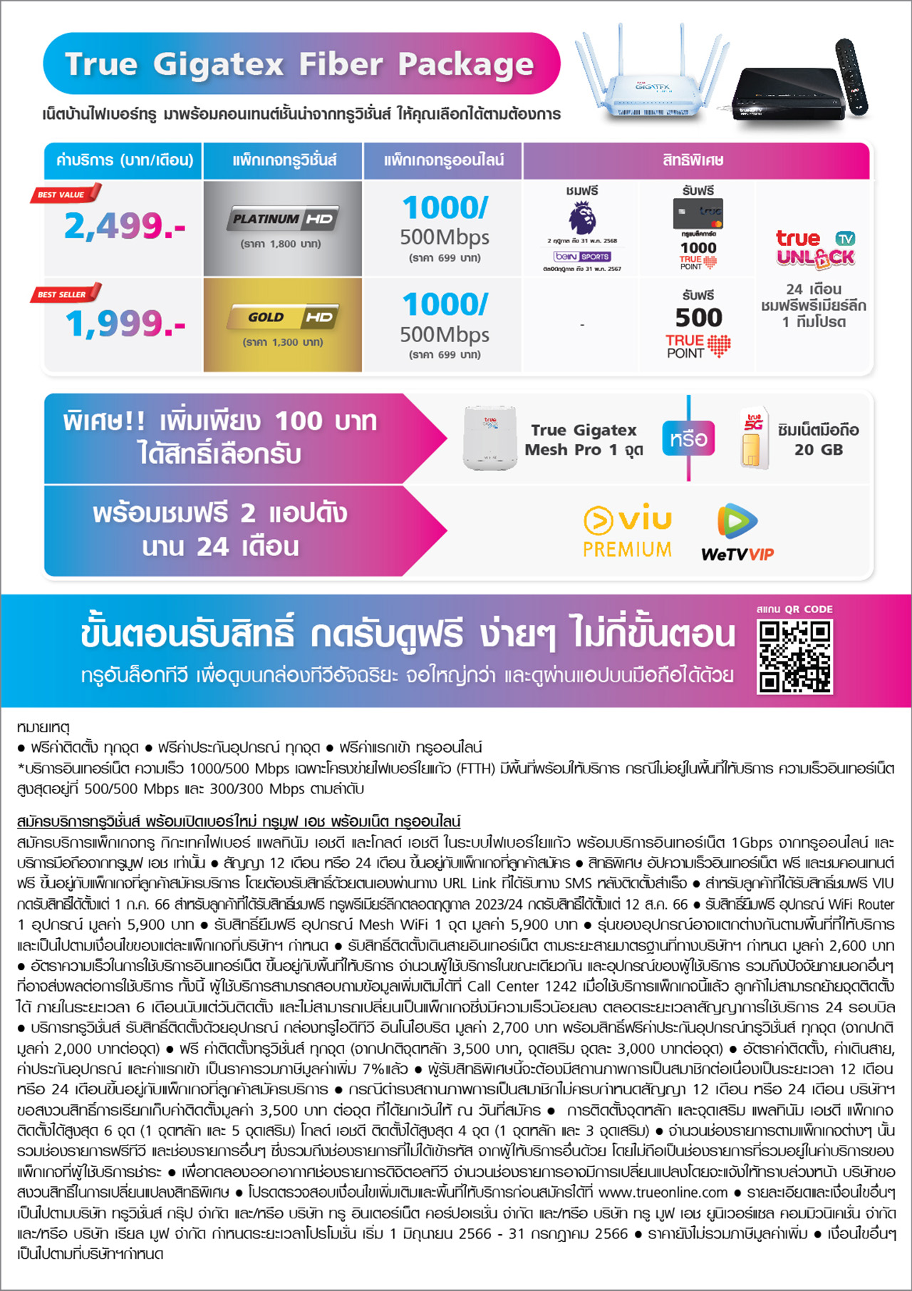 Platinum & Gold Leaflet